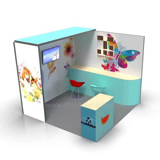 Portable Shell Scheme Exhibition Booth 3x3m Aluminium Modular Standard ...